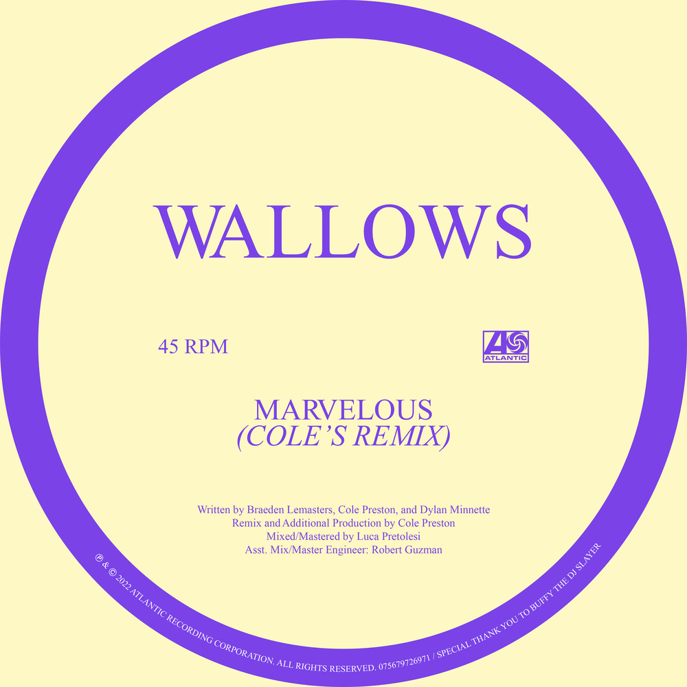 Wallows, Marvelous (Cole’s Remix / Single) in High-Resolution Audio ...
