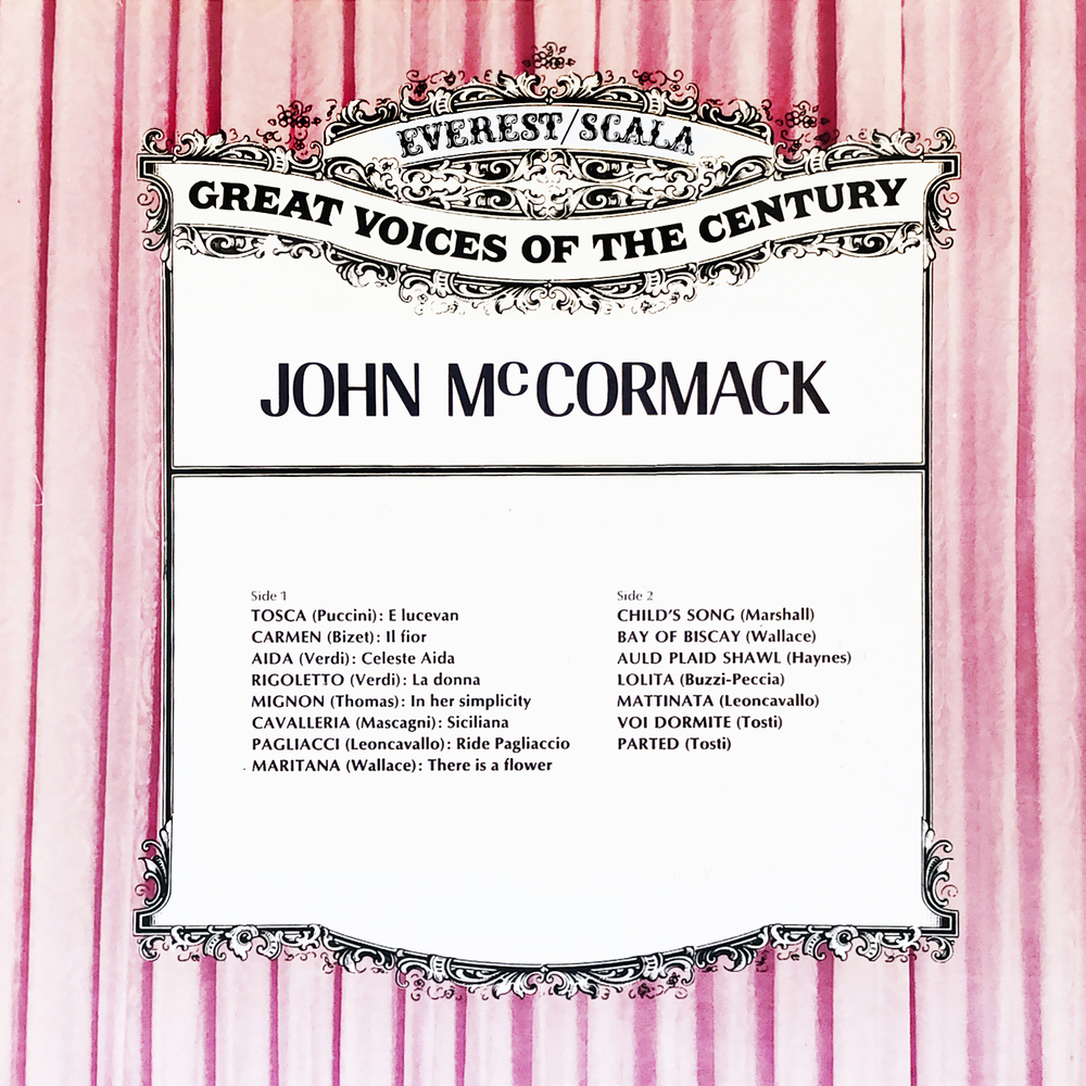 John McCormack, John McCormack in High-Resolution Audio - ProStudioMasters