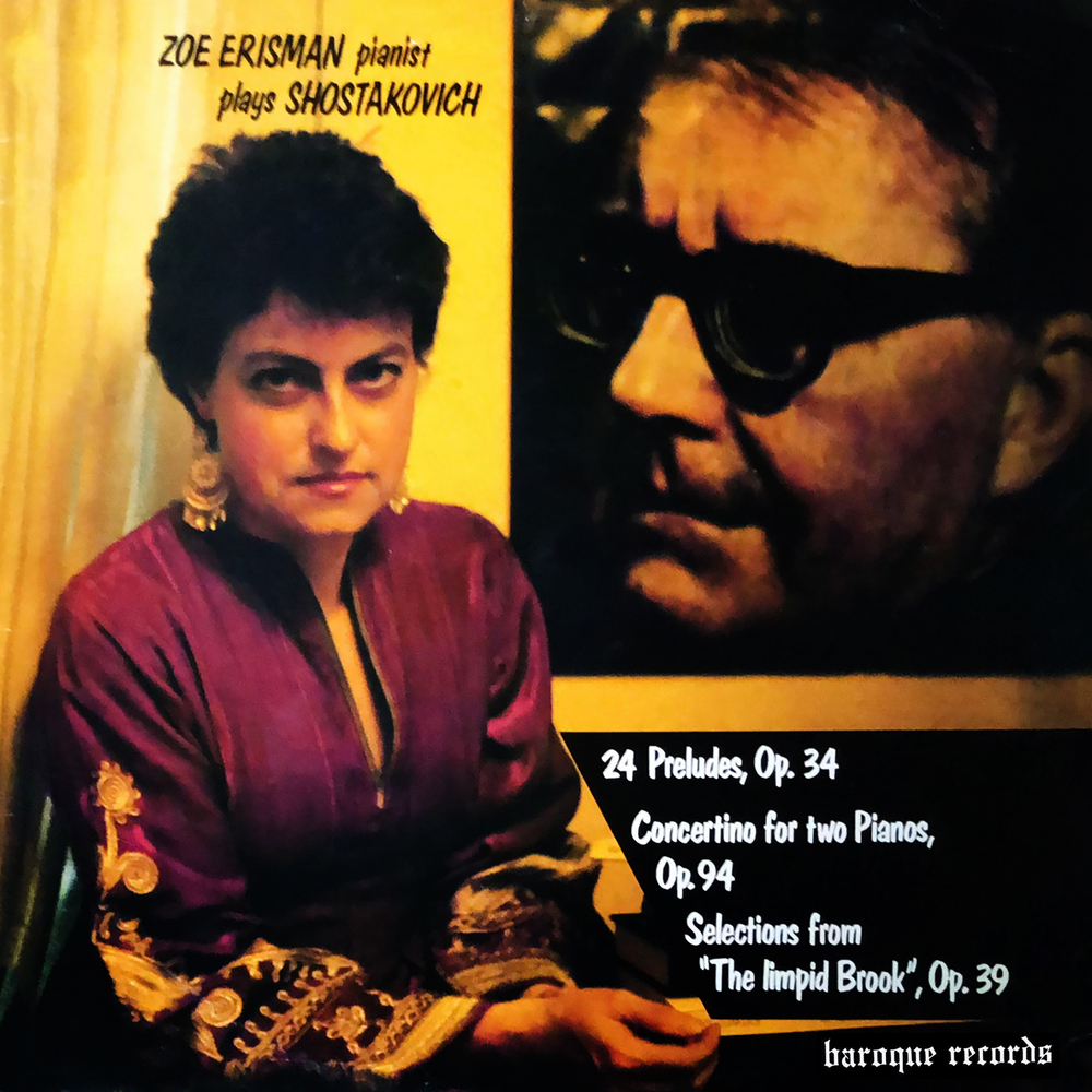 Zoe Erisman, Dmitri Shostakovich: 24 Preludes, Op. 34 / Concertino, Op ...