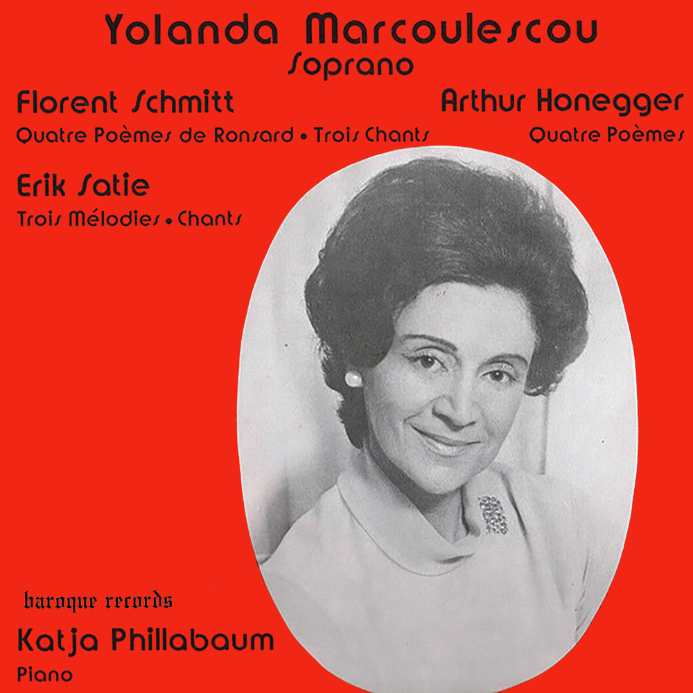 Yolanda Marcoulescou; Katja Phillabaum, Schmitt: Quatre Poèmes De ...