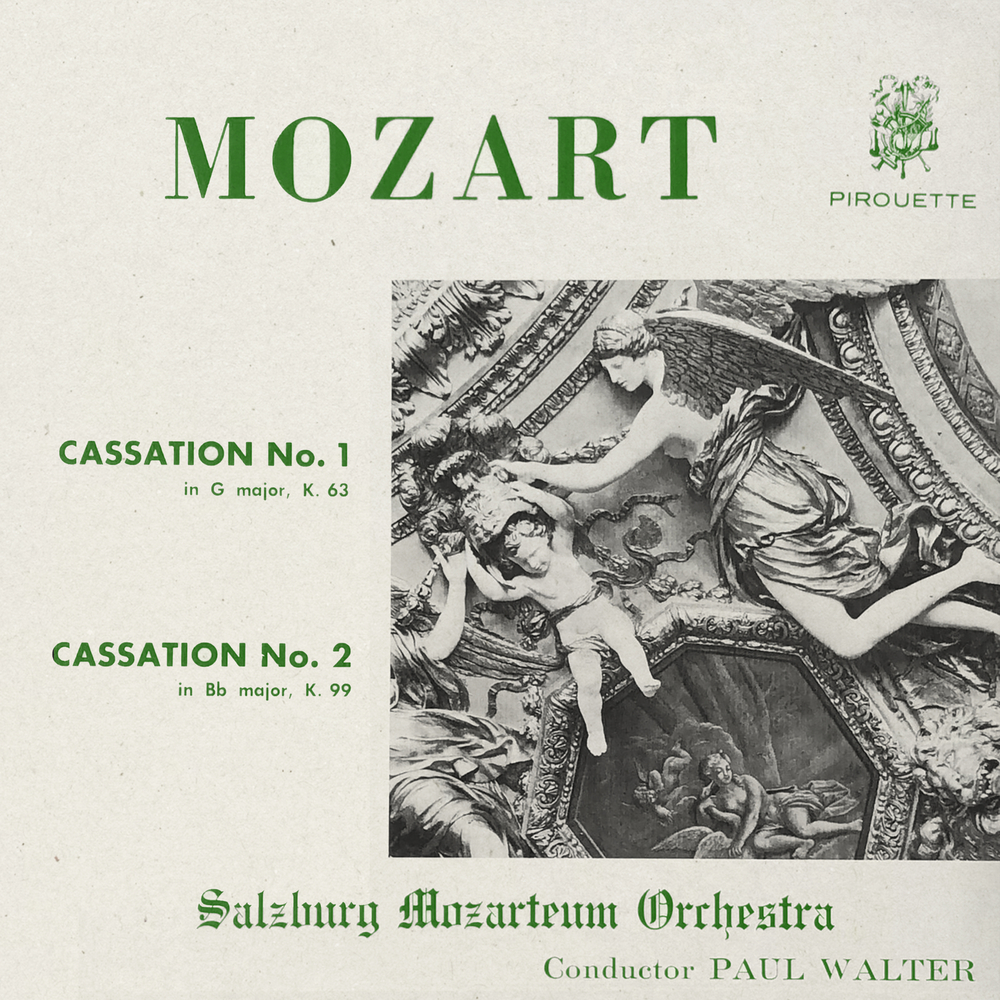 The Salzburg Mozarteum Orchestra; Paul Walter, Mozart: Cassation No. 1 ...