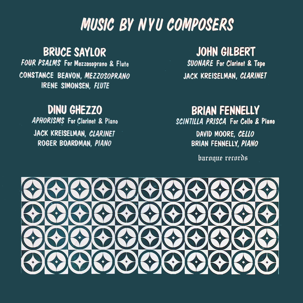 Various Artists, Music By NYU Composers in High-Resolution Audio ...