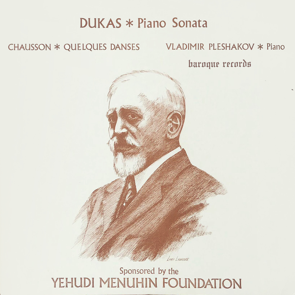 Vladimir Pleshakov, Dukas: Piano Sonata - Chausson: Quelques Danses in ...