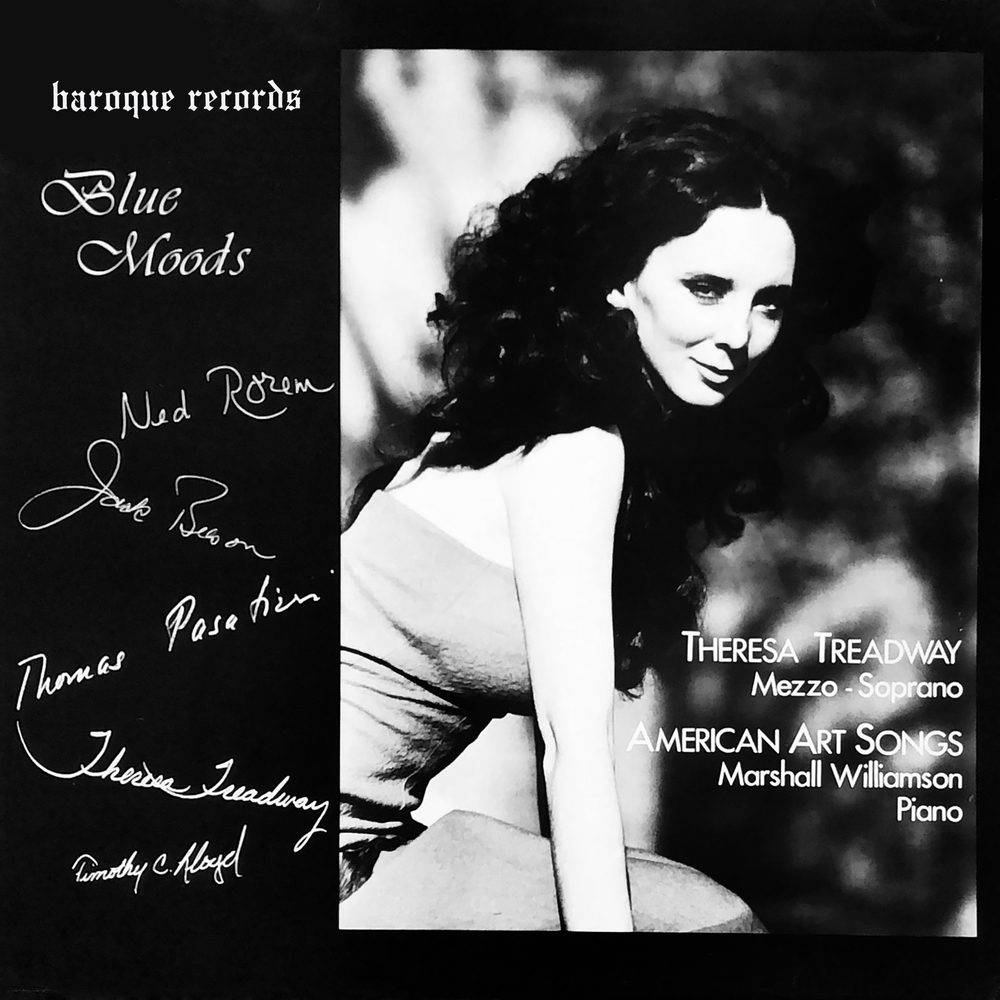 Theresa Treadway; Marshall Williamson, Blue Moods / American Art Songs ...