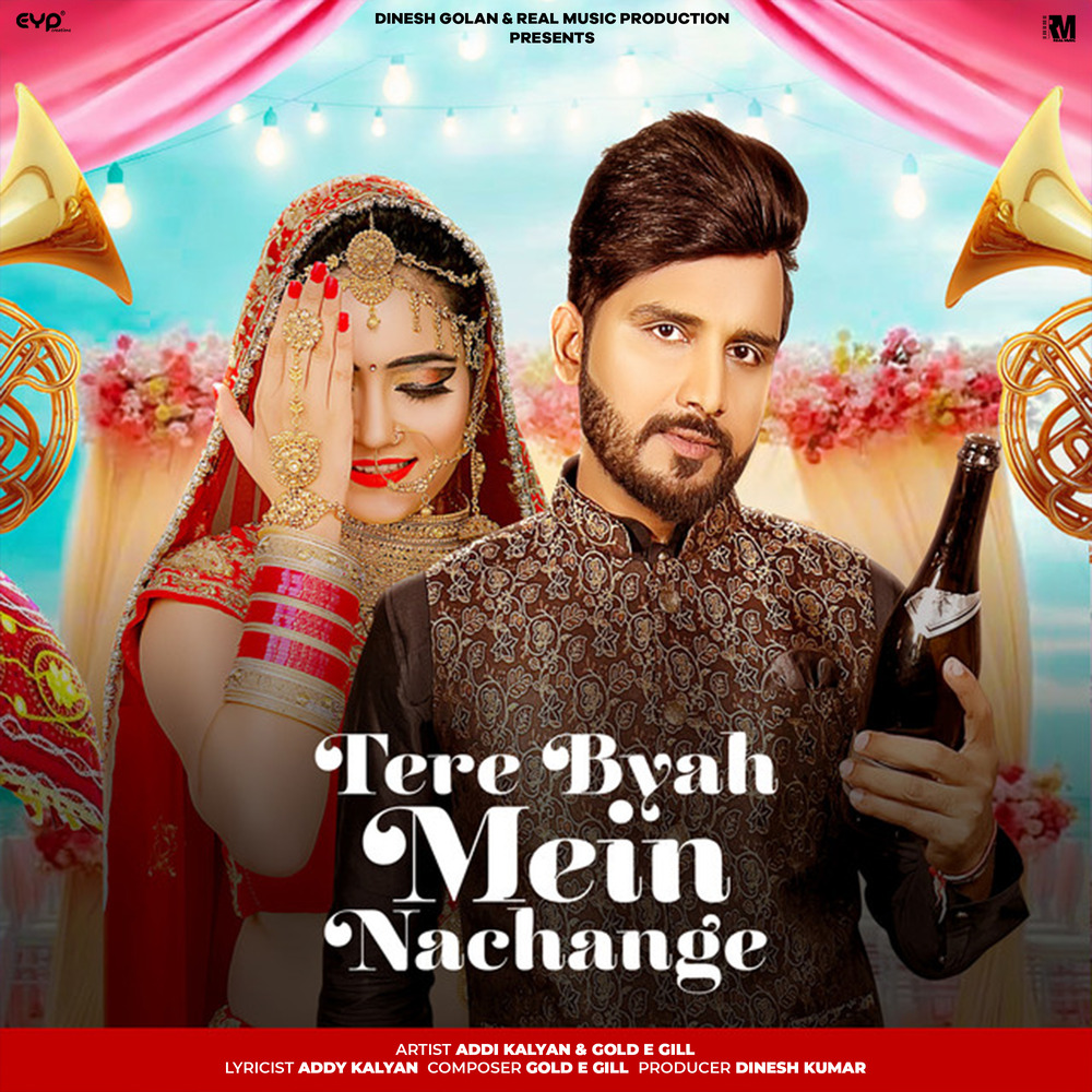 Addi Kalyan; Gold E Gill, Tere Byah Mein Nachange (Single) in High ...