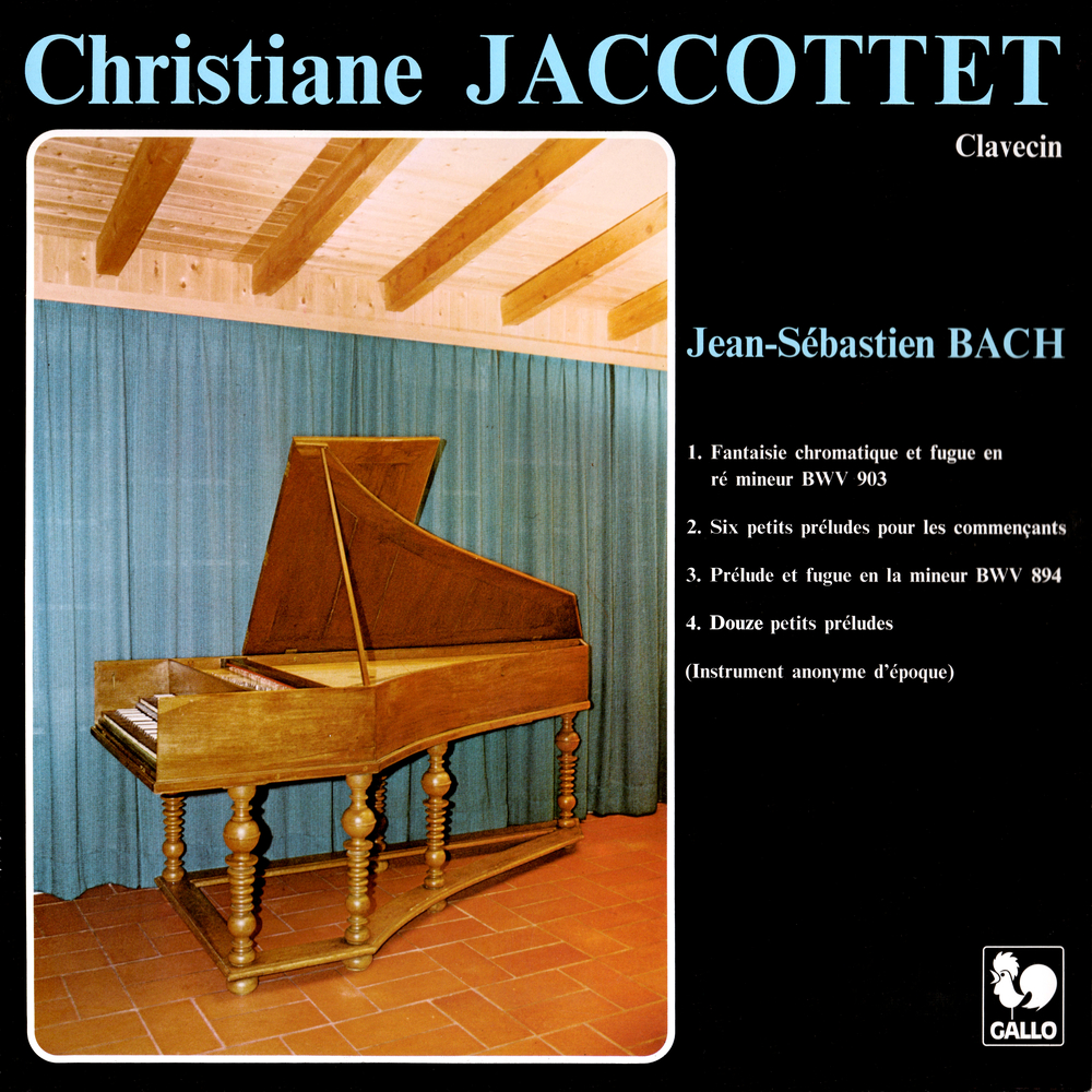 Christiane Jaccottet, Bach: Chromatic Fantasy and Fugue in D Minor, BWV 903 - Preludes in High ...